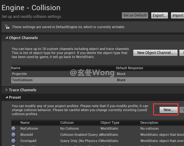 [UE4]C++创建BoxCollision(BoxComponent)并注册Overlap和Hit事件回调函数